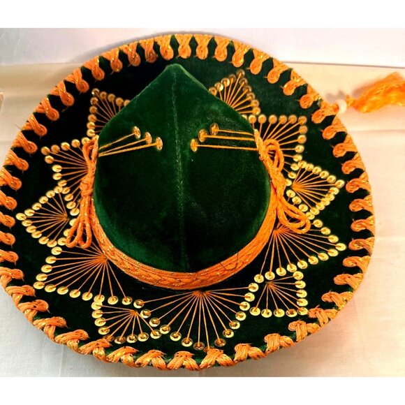 Salazar Pigalle | Costumes | Vintage Authentic Sombrero Mariachi Hat ...